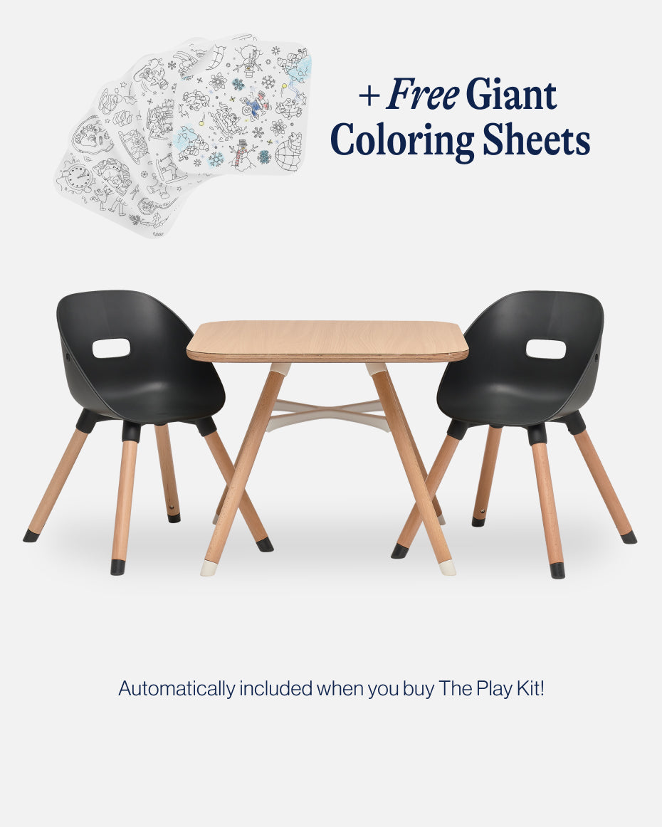 The Play Kit | Play Table + Two Play Chairs | Save $60 – Lalo